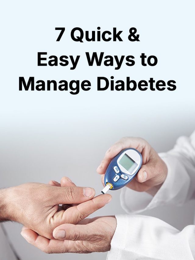 7 Ways to Manage Diabetes – Fitterfly - Fitterfly